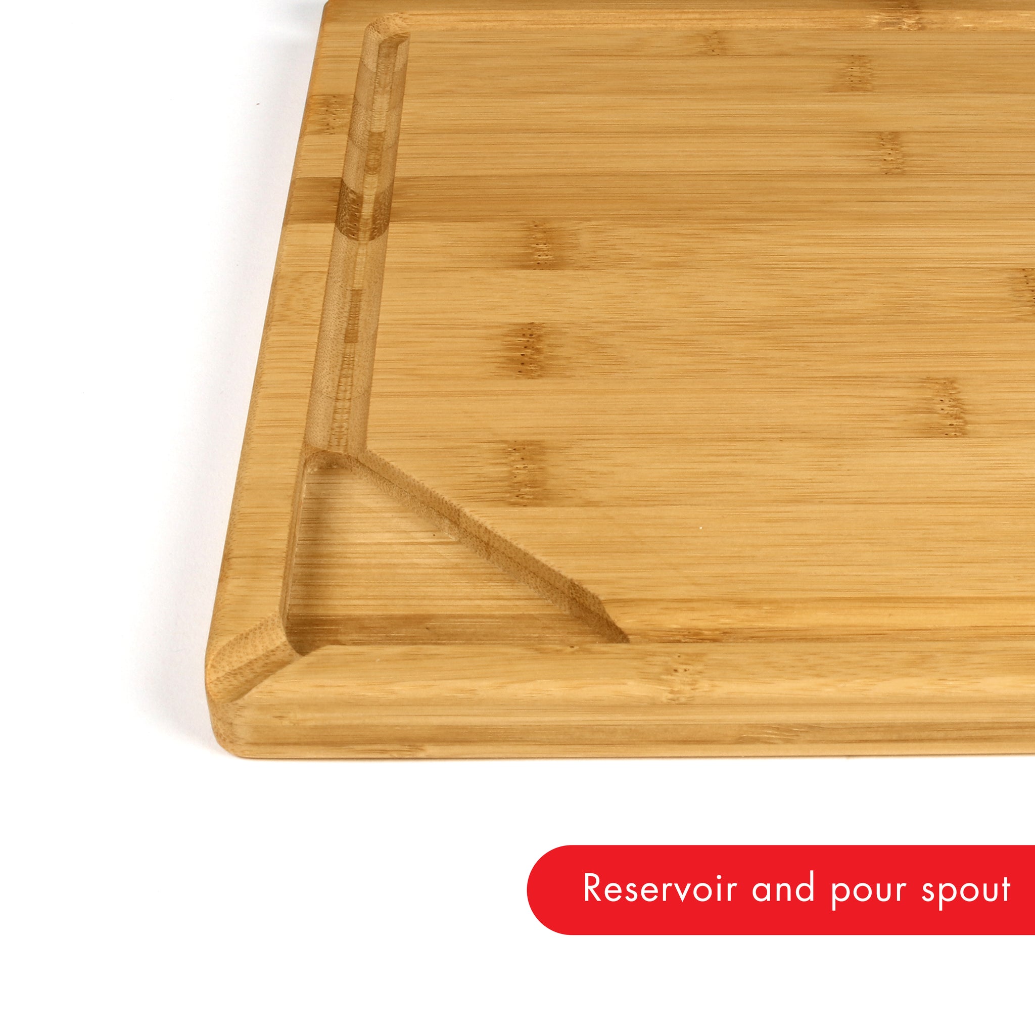 PrepTech Bamboo 2 Slot Cutting Board